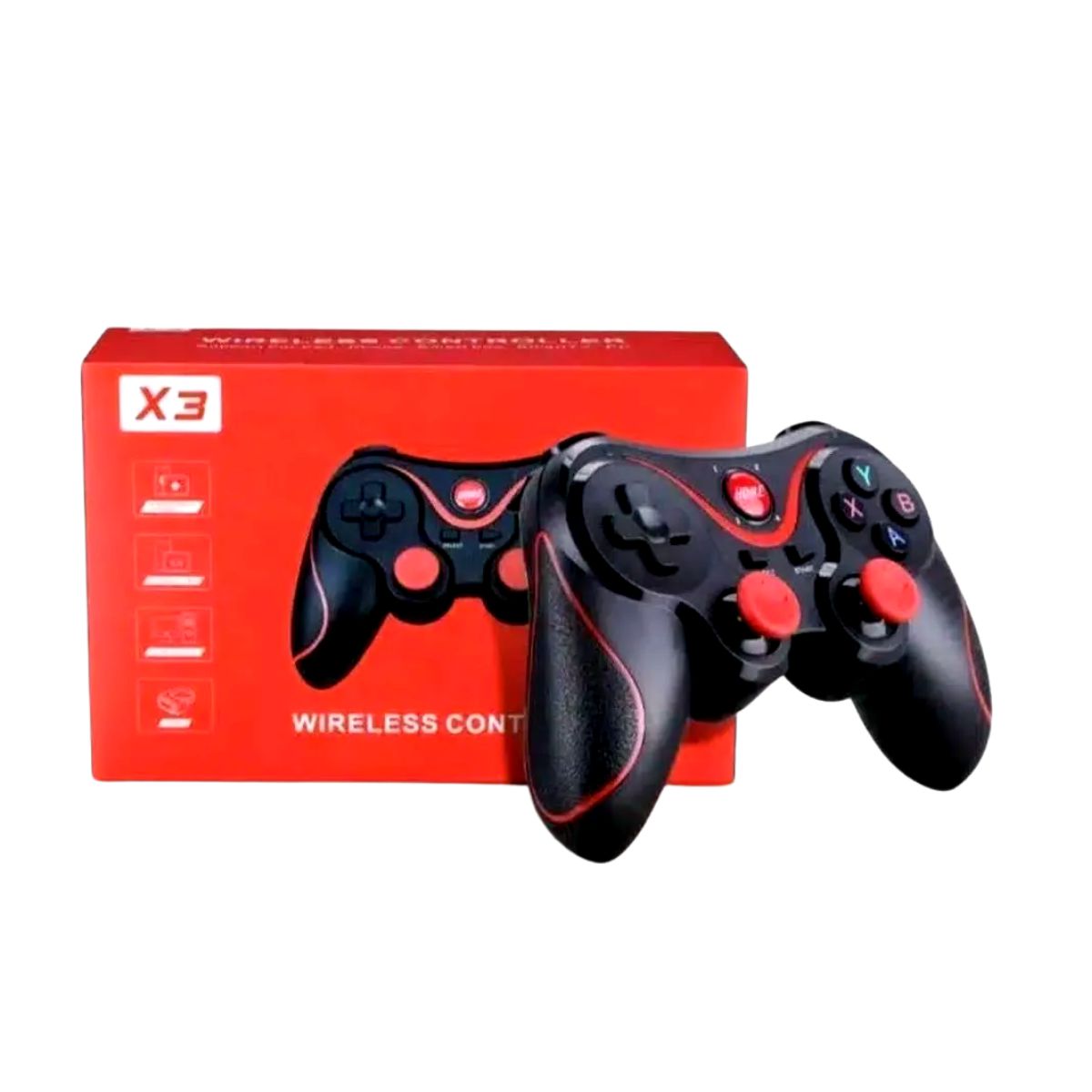 Controle Joystick Gamepad X3 Bluetooth Celular Pc Wireless - Racer X ...