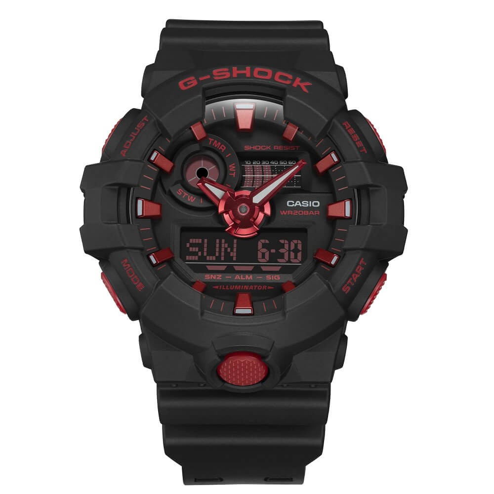 Relógio Casio G-Shock Masculino GA-700BNR-1ADR Ignite Red - MisterTime