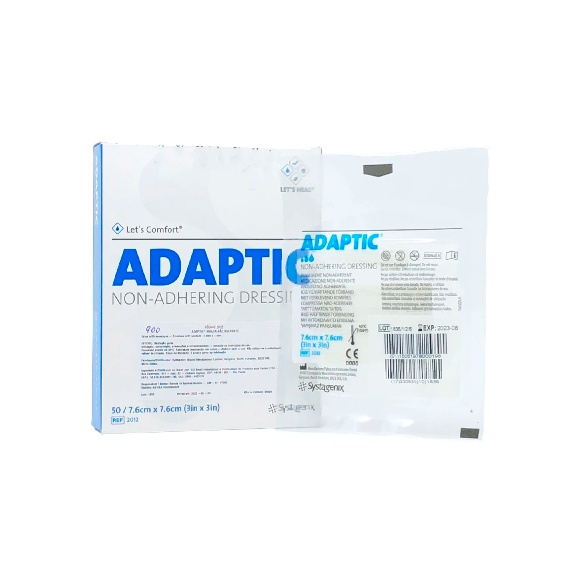 Adaptic, Curativo Não Aderente, Várias Medidas, Systagenix - MedFlex ...