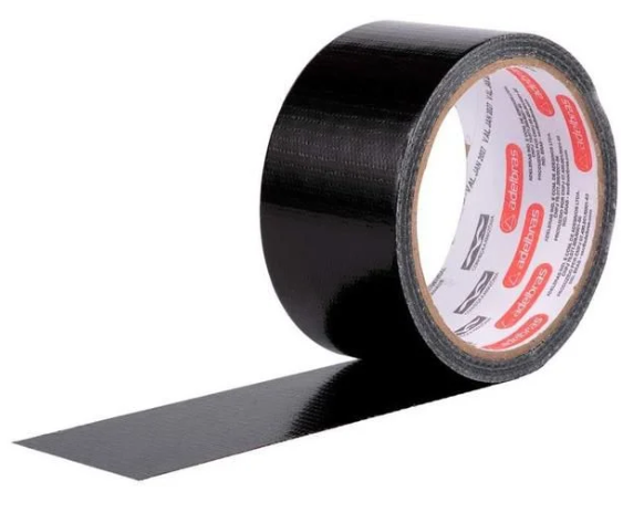 Fita Black Tape (Silver Tape Preta) Adelbras 48mm x 50m - Cena 1 ...