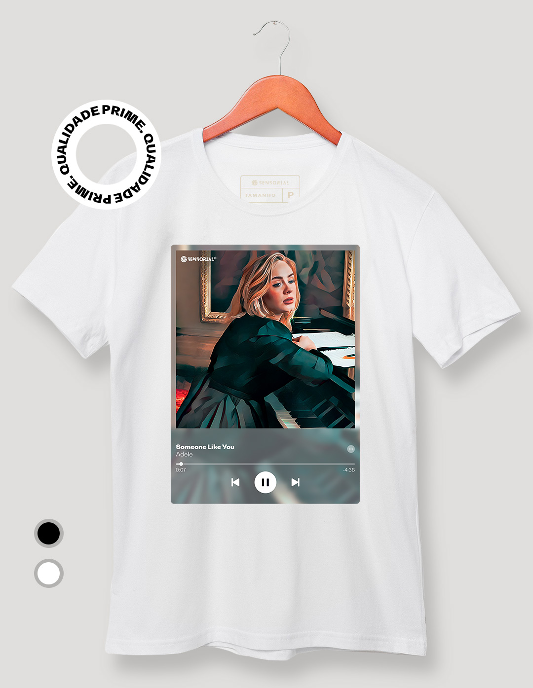 Camiseta Adele - Sensorial, camisetas exclusivas, compre online