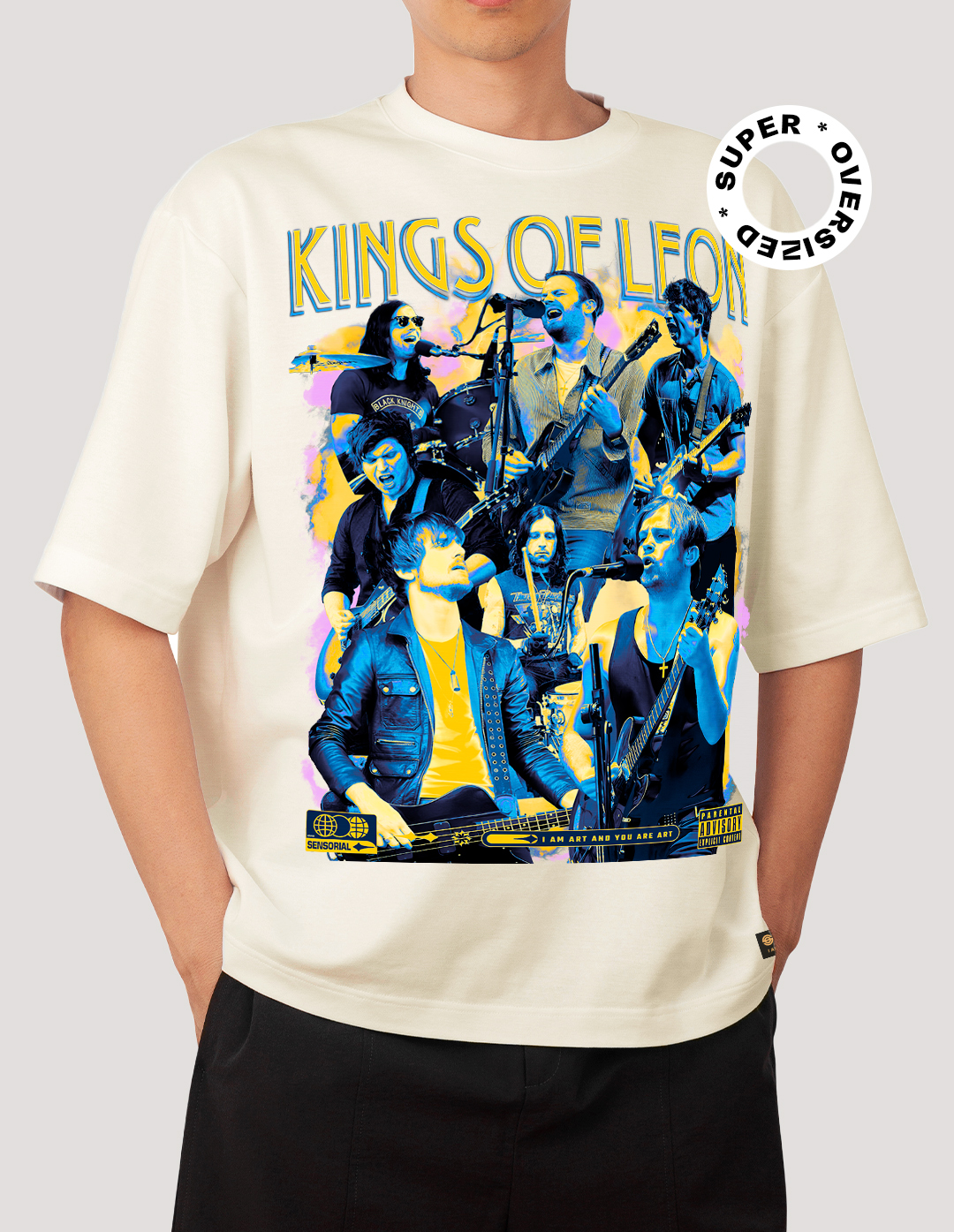 Camiseta Oversized Super Kings Of Leon KOL - Sensorial, camisetas ...