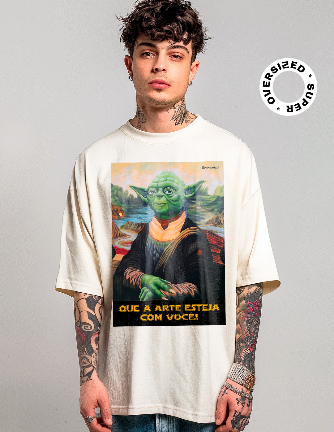 Camiseta Oversized Super Yoda Lisa - Sensorial, camisetas exclusivas ...