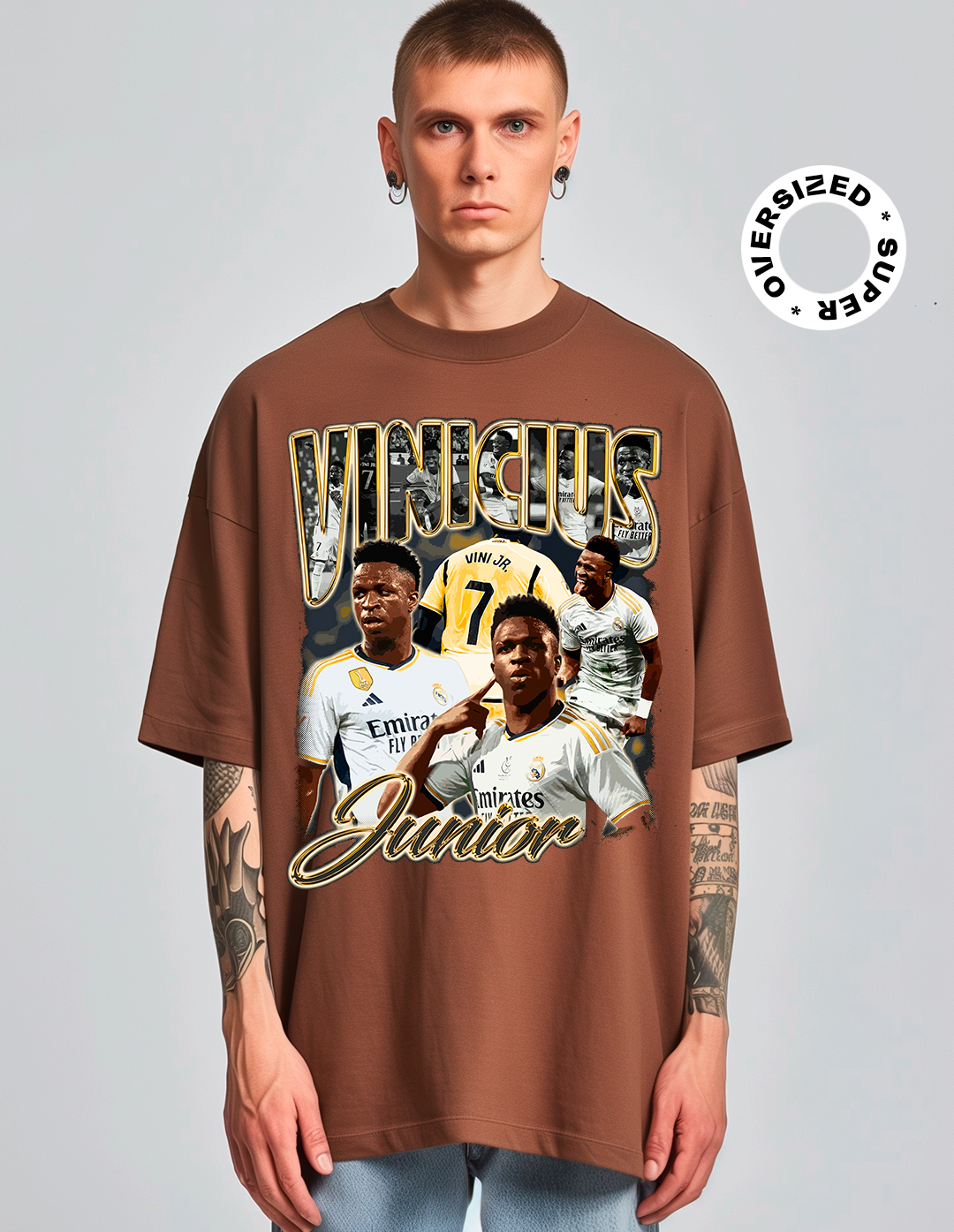 Camiseta Oversized Super Vini Jr - Sensorial, camisetas exclusivas, compre online