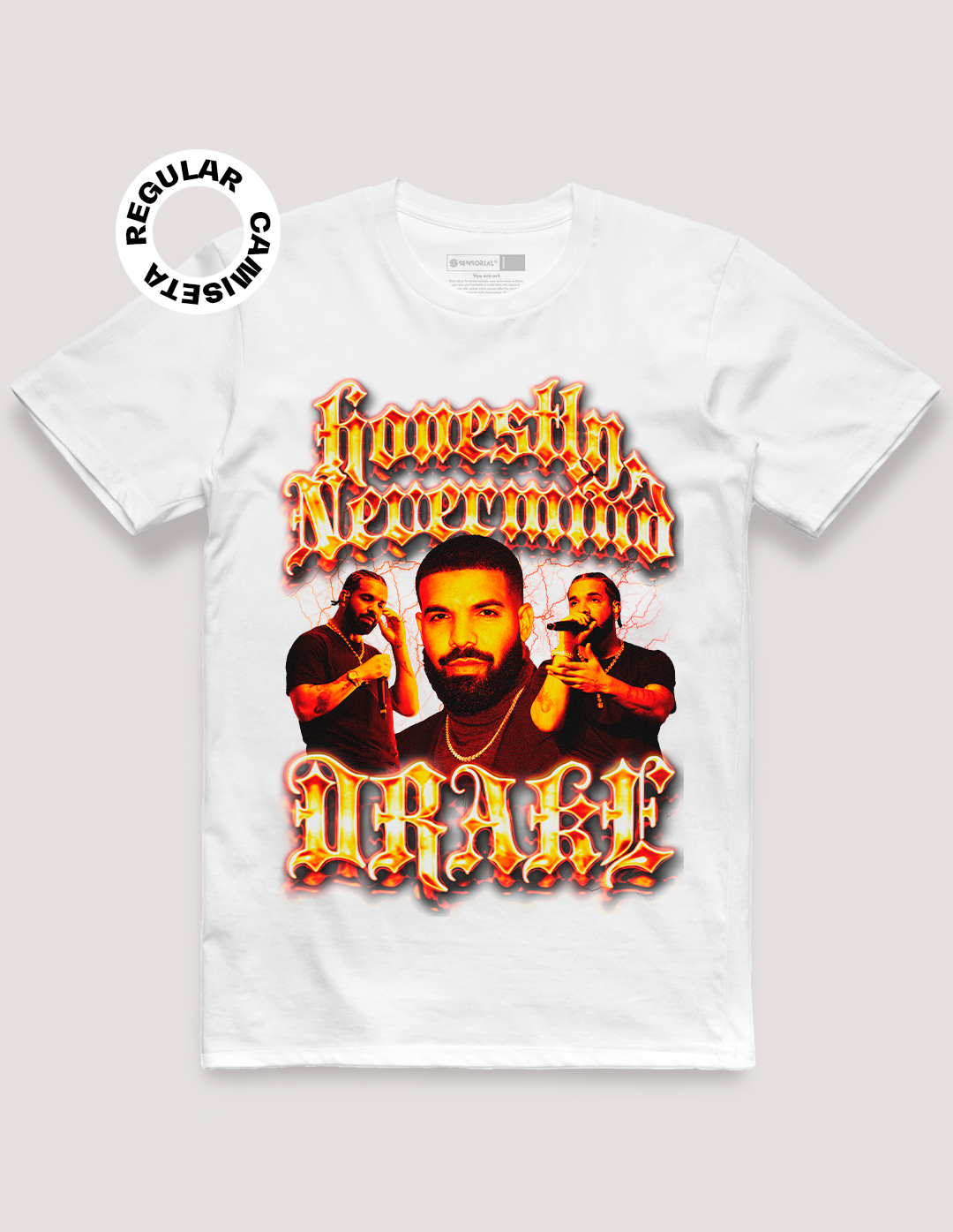 Camiseta Tradicional Drake - Sensorial, camisetas exclusivas, compre online