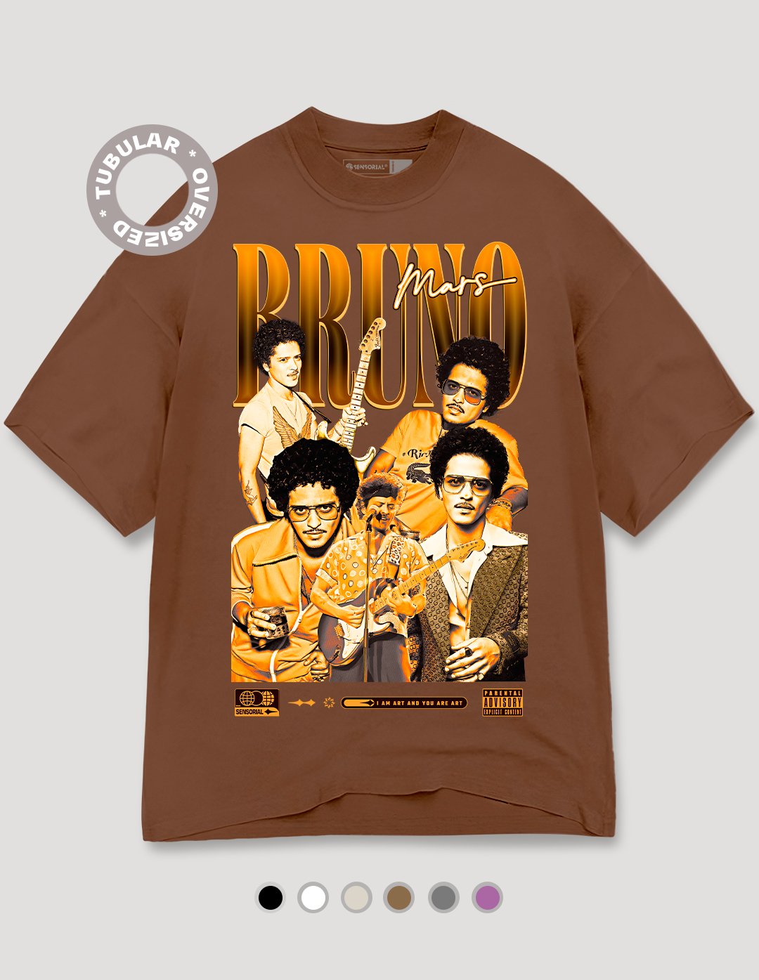 Camiseta Oversized Tubular Bruno Mars Finesse Flow - Sensorial, camisetas exclusivas, compre online