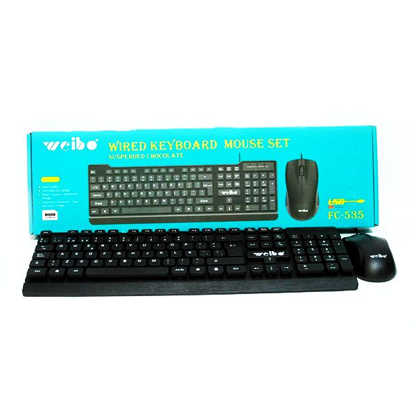 Kit Mouse E Teclado Sem Fio Weibo wb80 Wireless 2 4ghz - GS Store