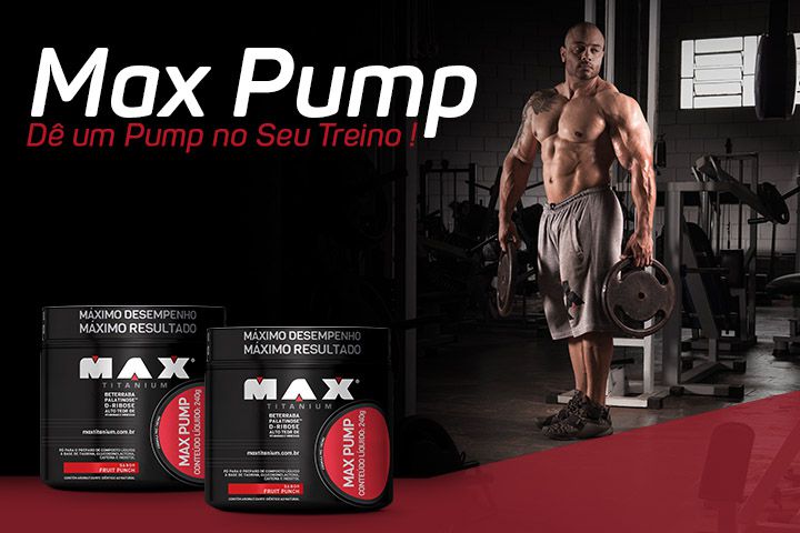 MAX PUMP 240 GR - MAX TITANIUM (VENC 05/2020) - C&B NUTRITION