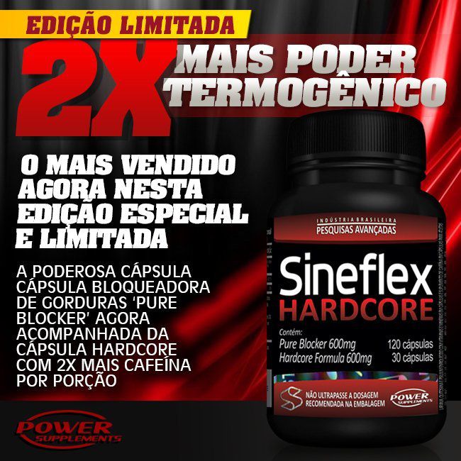 SINEFLEX HARCORE 150 CÁPSULAS - POWER SUPPLEMENTS - C&B NUTRITION