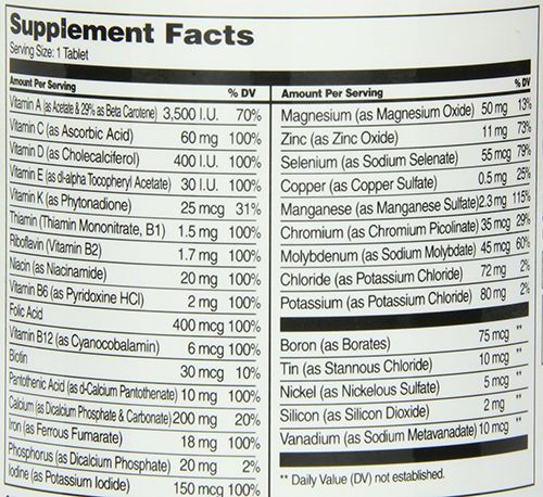 SENTRY MULTIVITAMINICO ADULTO 130 TABLETS - 21ST CENTURY - C&B NUTRITION