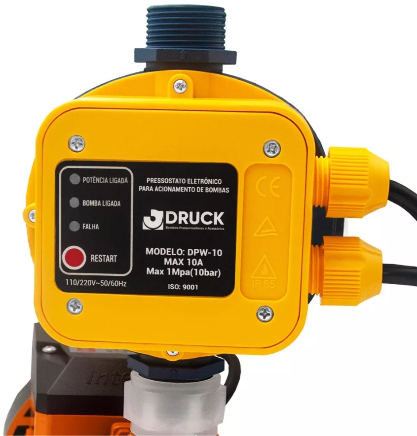 Pressostato Controle Eletrônico Pressão De Bombas De Água Druck Bivolt ...