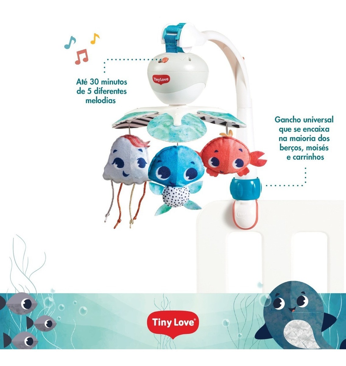 Móbile Musical Take Along Treasure The Ocean - Baby Lover