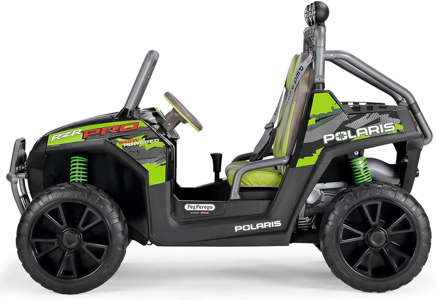Carro Carrinho Elétrico Polaris Rzr pro Green Shadow - Baby Lover