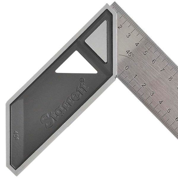 STARRETT ESQUADRO CARP. ALUMINIO 300MM K53M-300-S - Samta Ferramentas