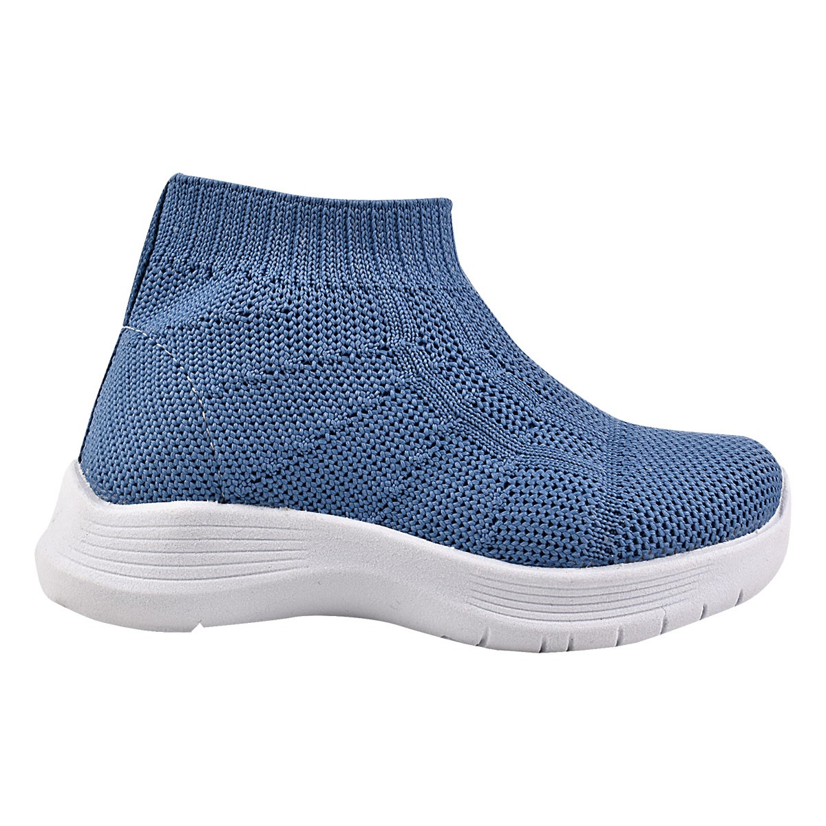 TENIS ESPORTIVO - MATERIAL DE TRICÔ - COR AZUL BEBÊ - SOLA MICRO ...