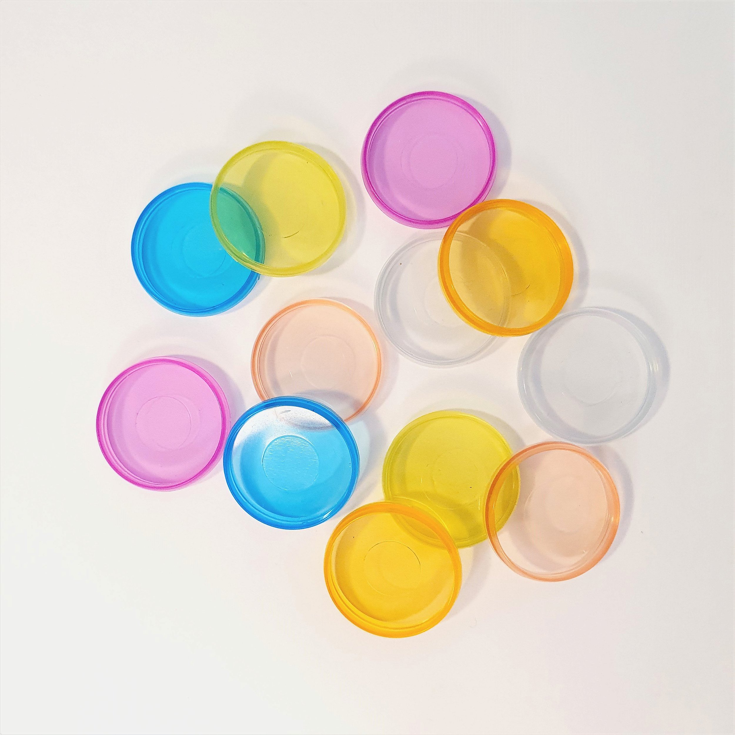 Discos Coloridos Translúcidos Sortidos para 90 folhas - kit com 12 ...