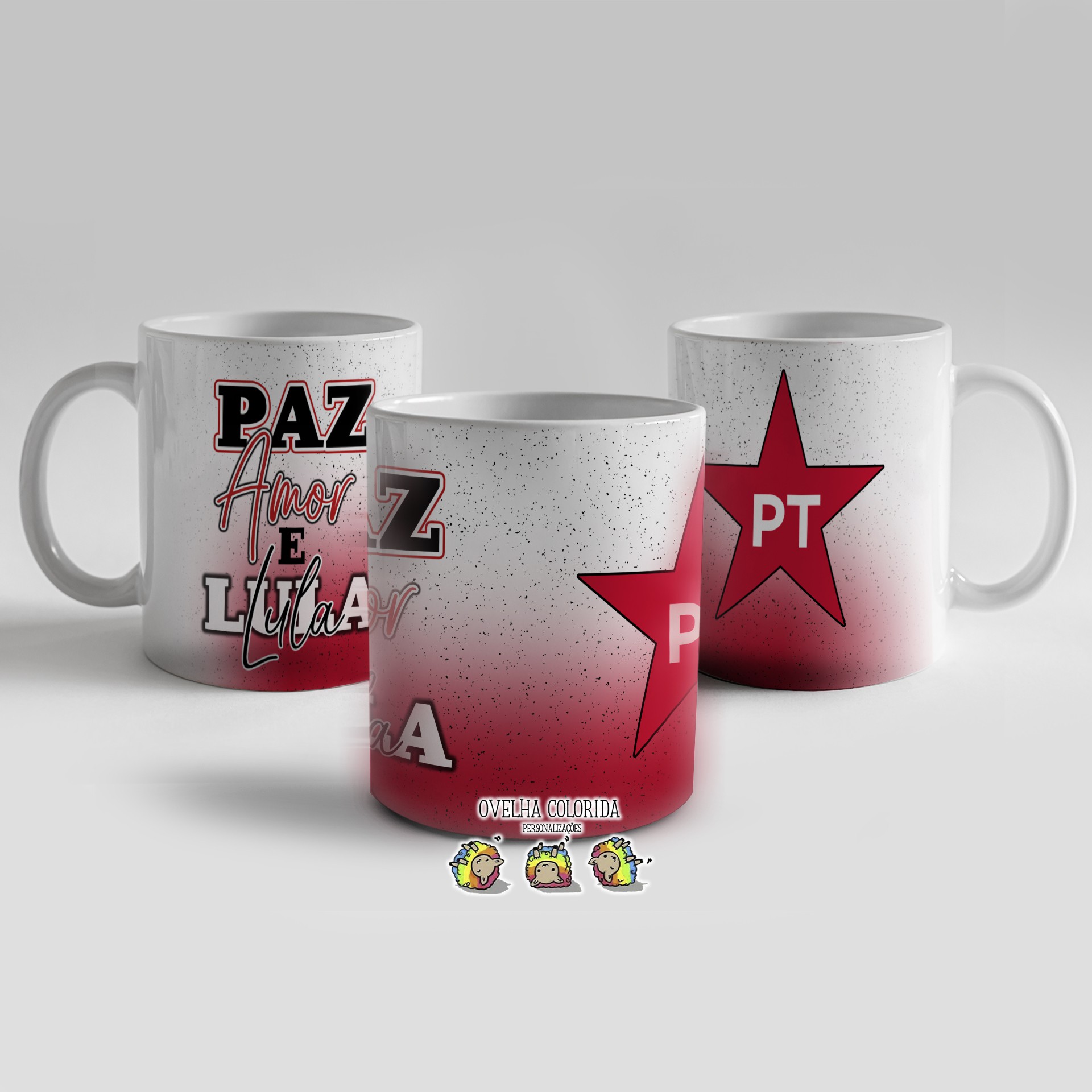 Pack Artes Lula 2022 - 10 artes - PSD E JPEG - Ovelha colorida