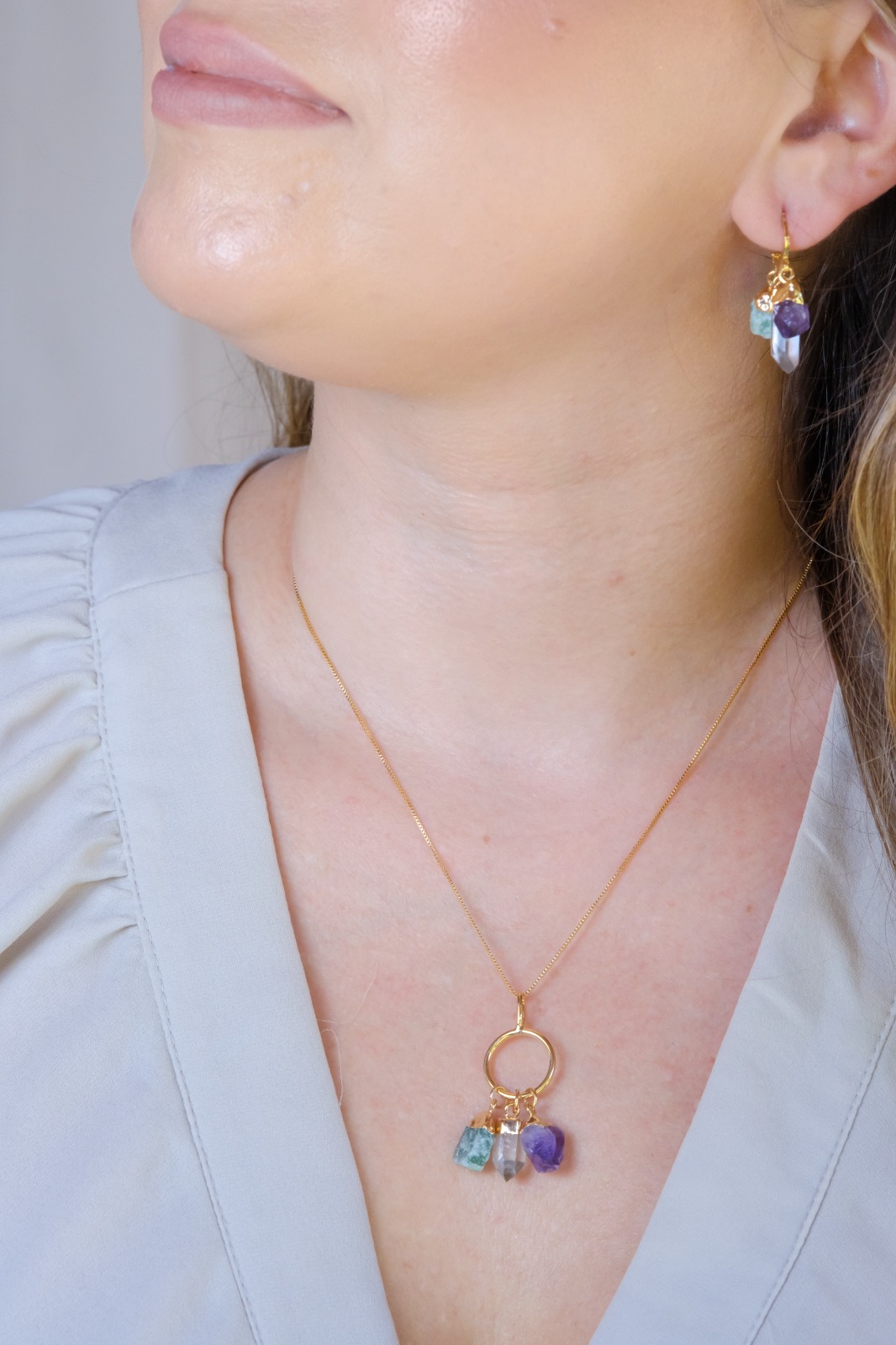 Colar Sinergia: Equilíbrio, Cura e Paz Interior - Opala Store