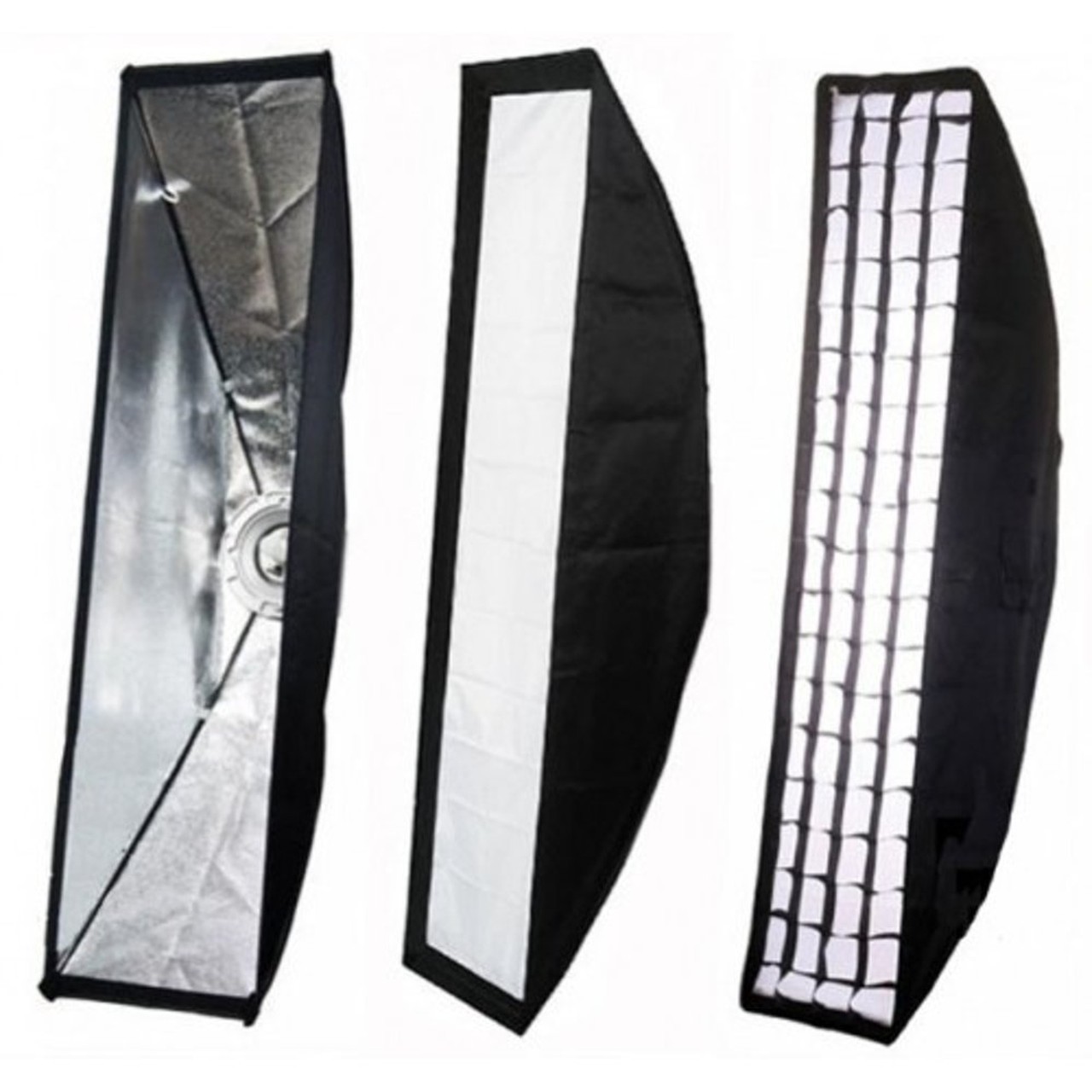 Softbox Strip 35x160cm Godox com Grid e Suporte Bowens – Iluminação Di ...