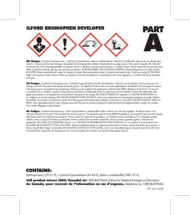 Revelador Ilford Bromophen Developer (Pó – Faz 5 Litros) - METIE FOTOGRAFIA
