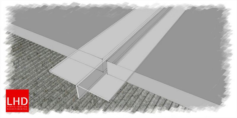 Perfil T em Inox para Acabamento entre Pisos - Perfis LHD - Compre on ...