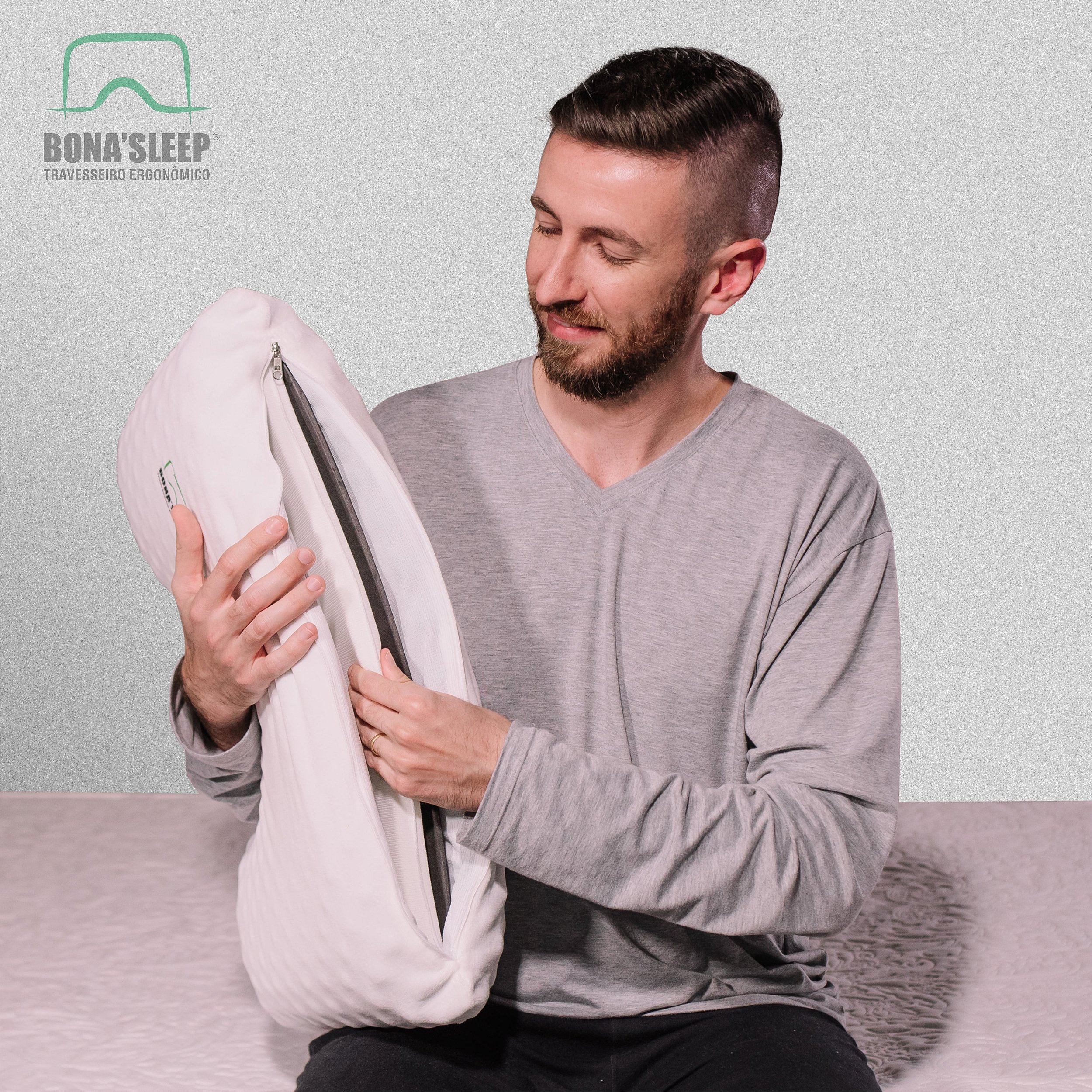 Travesseiro Ergonômico BONA'SLEEP - Plenosono Colchões