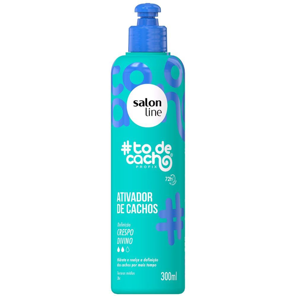 Salon Line Tô De Cacho Ativador Crespo Divino 300ml - Perfumaria Carol Salon Line Tô De Cacho Ativador Crespo Divino 300ml - Perfumaria Carol