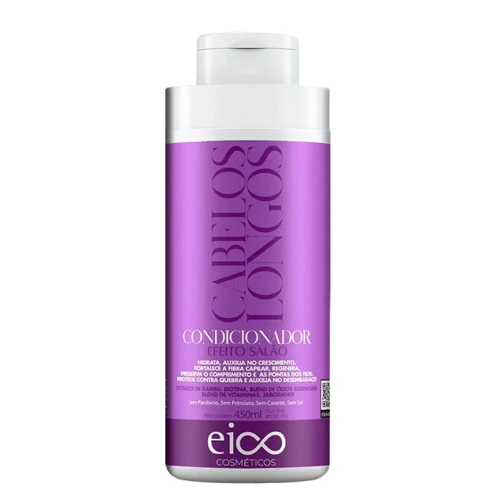 Eico Condicionador Cabelos Longos 450ml - Perfumaria Carol