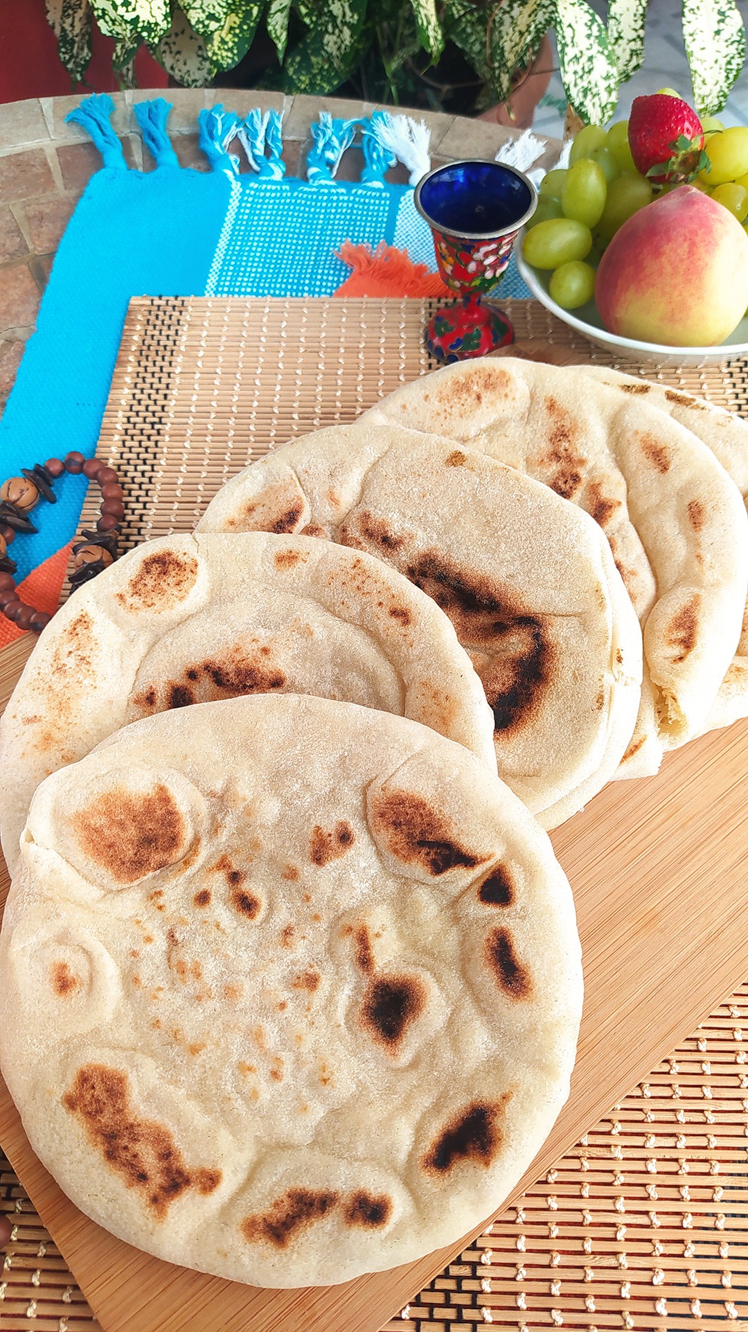 Pão Árabe ou Pita (ARÁBIA SAUDITA) - Marcos Bakery - Pães artesanais