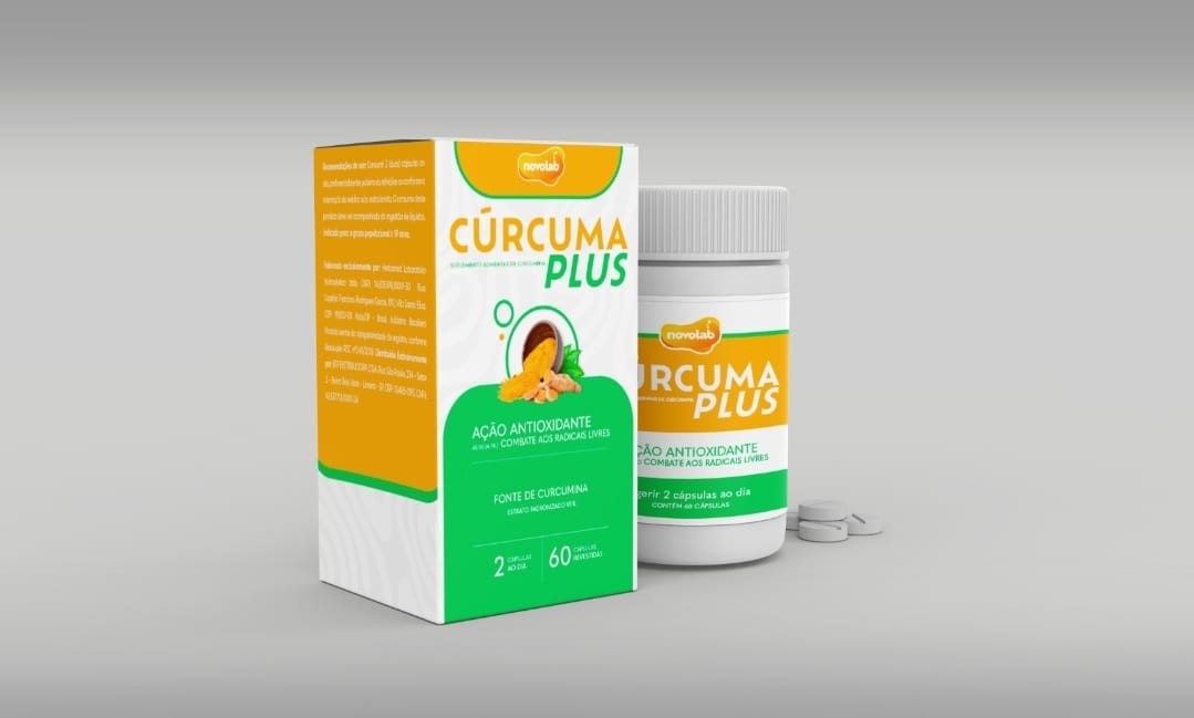 Curcuma Curcumina Plus 60 Caps 100% Pura – Novolab - Ozonsaúde ...