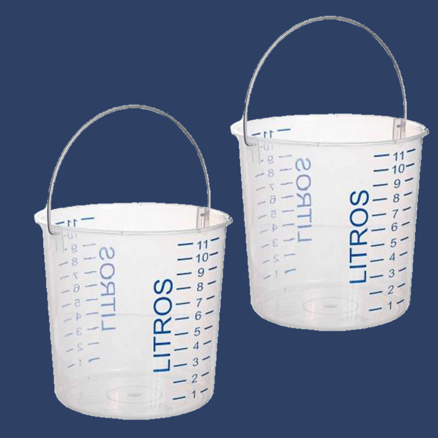 Balde Graduado PP 12 Litros para Laboratório - ERLELAB