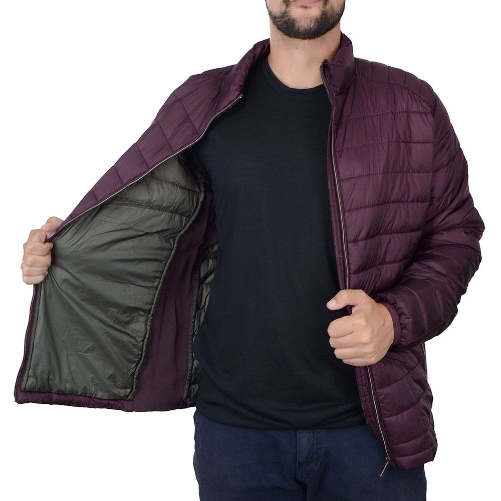 Jaqueta Masculina Alpelo Padding Vinho - 6600004 - Estrela Mix | Um Mix ...