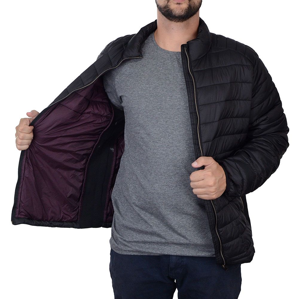 Jaqueta Masculina Alpelo Padding Preta - 6600004 - Estrela Mix | Um Mix ...