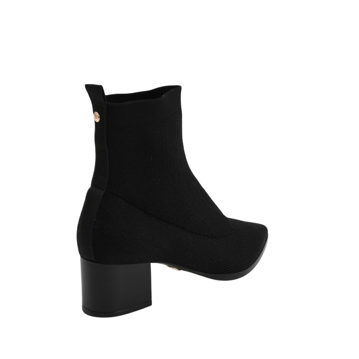 Bota Feminina Jorge Bischoff Cano Baixo Knit Preta - J10795 - Estrela ...