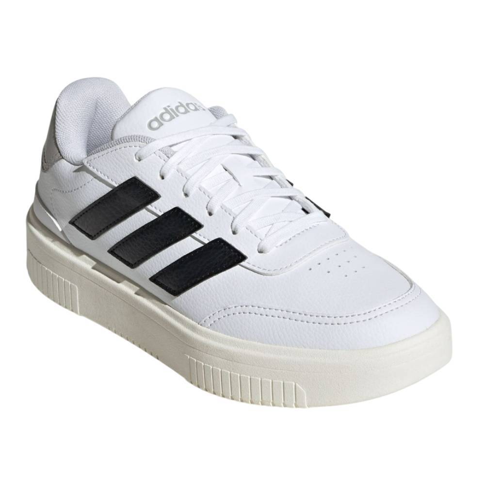 Tênis Feminino Adidas Plataforma Courtblock Bold Branco - JI2202 ...