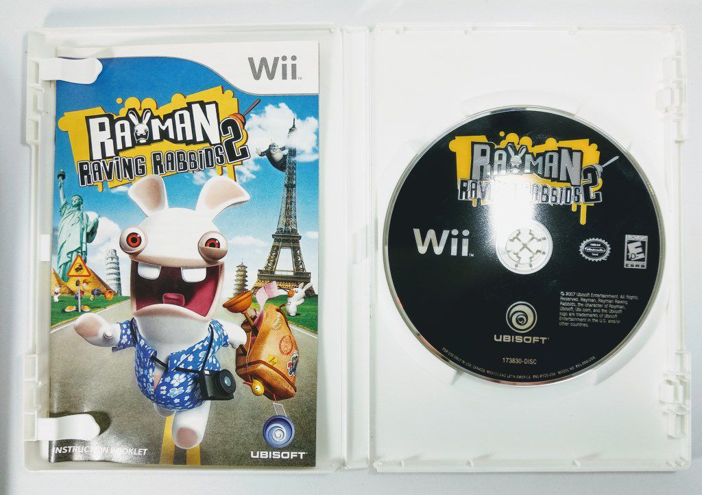 Jogo Rayman Raving Rabbids 2 - Wii - Sebo dos Games - Games Antigos e ...