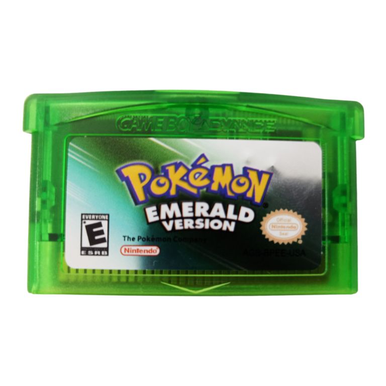 Jogo Pokemon Emerald version - GBA - Sebo dos Games - Games Antigos e ...
