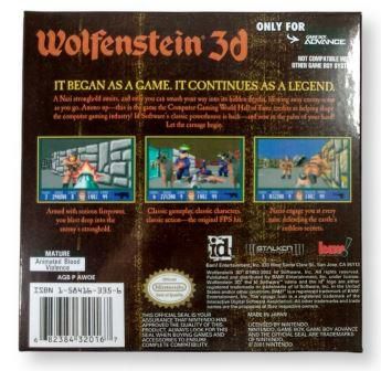 Jogo Wolfenstein 3D - GBA - Sebo dos Games - Games Antigos e Usados dos ...