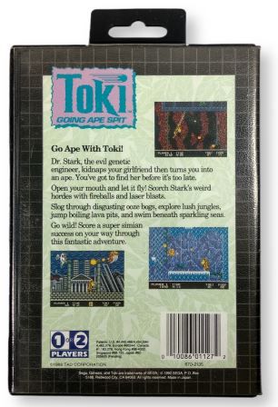 Jogo Toki Original - Mega Drive - Sebo dos Games - Games Antigos e ...
