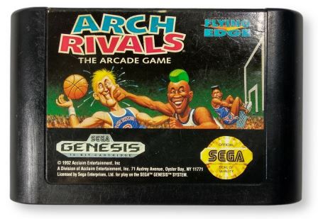 Jogo Arch Rivals the Arcade Game Original - Mega Drive - Sebo dos Games ...