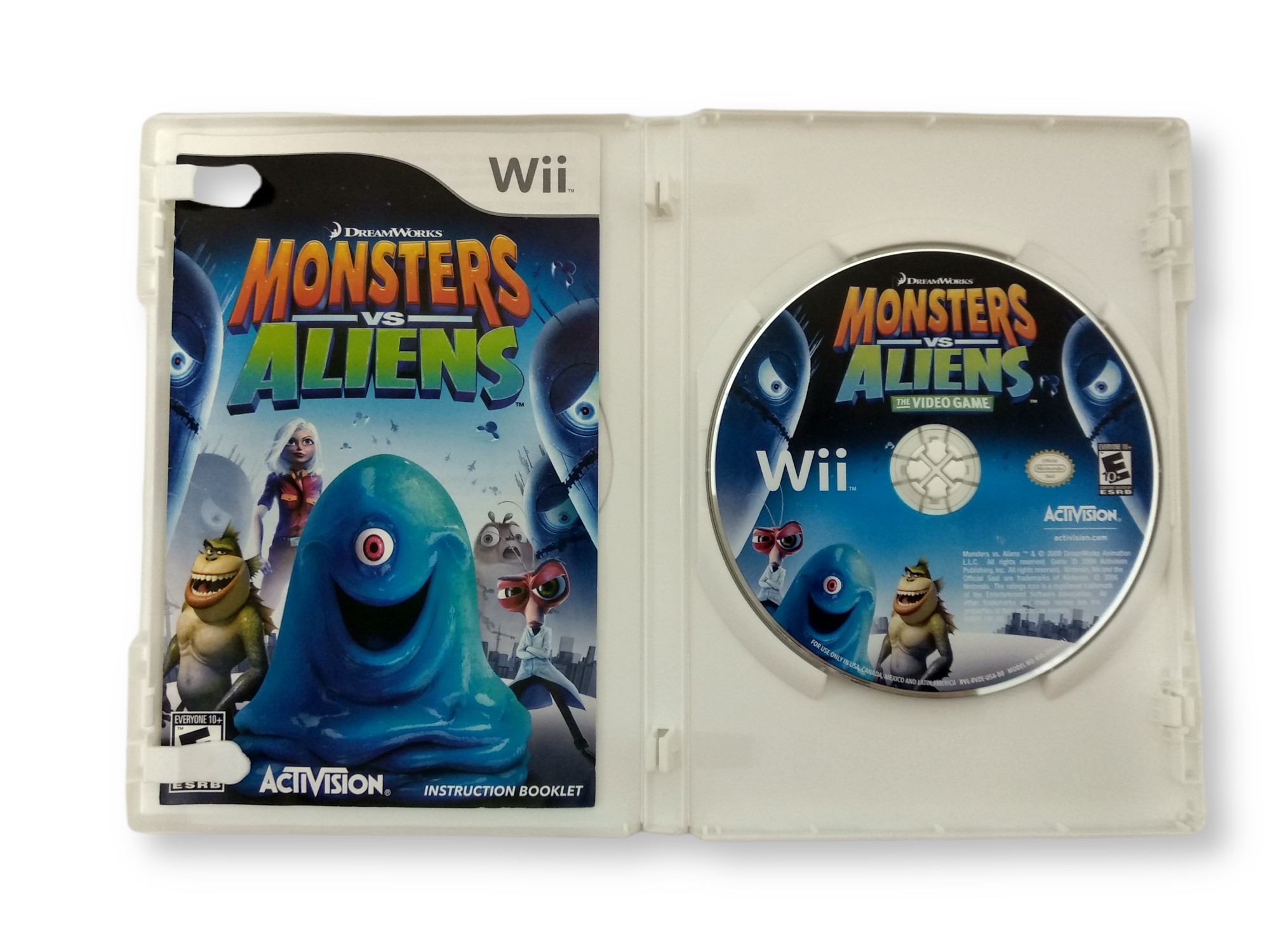 Jogo Monsters vs Aliens - Wii - Sebo dos Games - Games Antigos e Usados ...