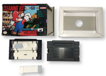 Cleaning Kit Original - SNES - Sebo dos Games - Games Antigos e Usados ...