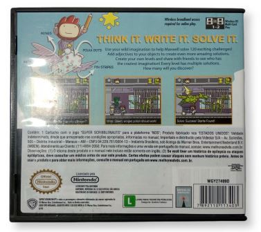 Jogo Super Scribble Nauts Original - DS - Sebo dos Games - Games ...