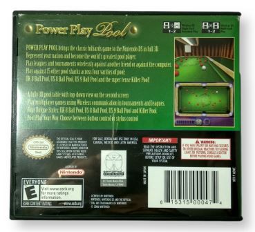 Jogo Power Play Pool Original - DS - Sebo dos Games - Games Antigos e ...