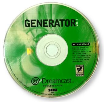 Demo Generator Vol. 2 Original - Dreamcast - Sebo dos Games - Games ...