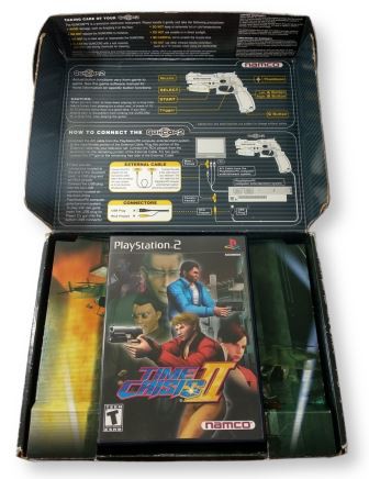 Jogo Time Crisis II + Guncon 2 Original - PS2 - Sebo dos Games - Games ...