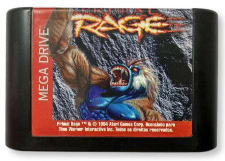 Jogo Primal Rage Original - Mega Drive - Sebo dos Games - Games Antigos ...