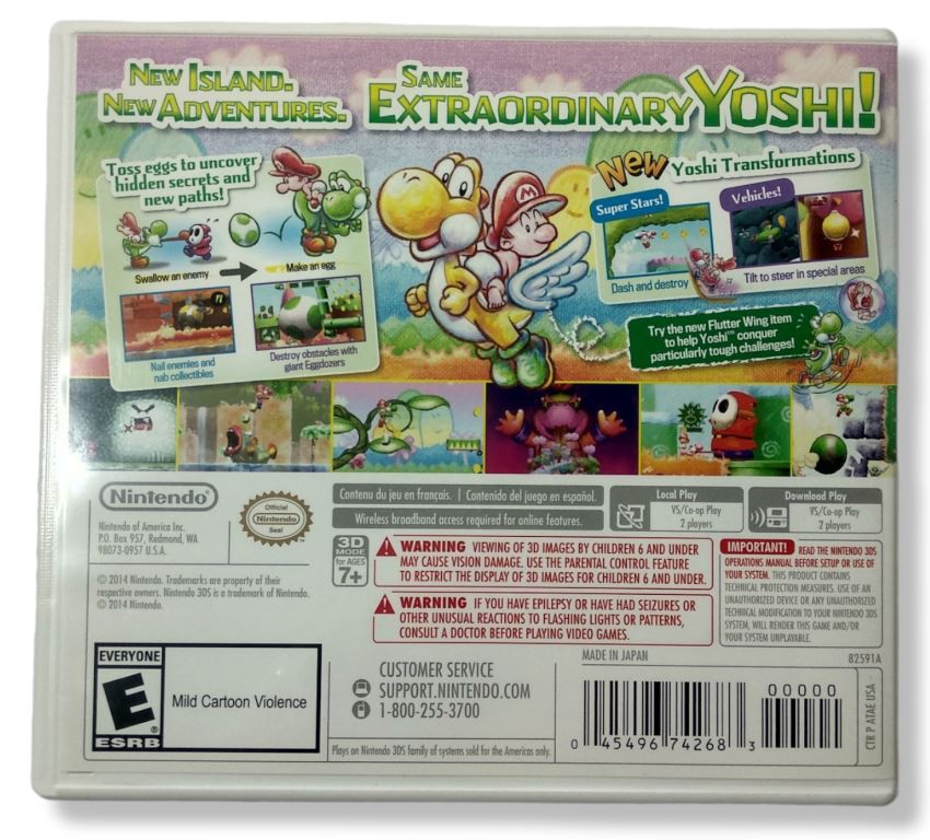 Jogo Yoshis New Island Original - 3DS - Sebo dos Games - Games Antigos ...