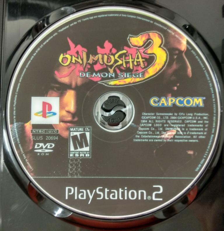 Onimusha 3 [REPRO-PACTH] - PS2 - Sebo dos Games - Games Antigos e Usados dos Atari ao PS...