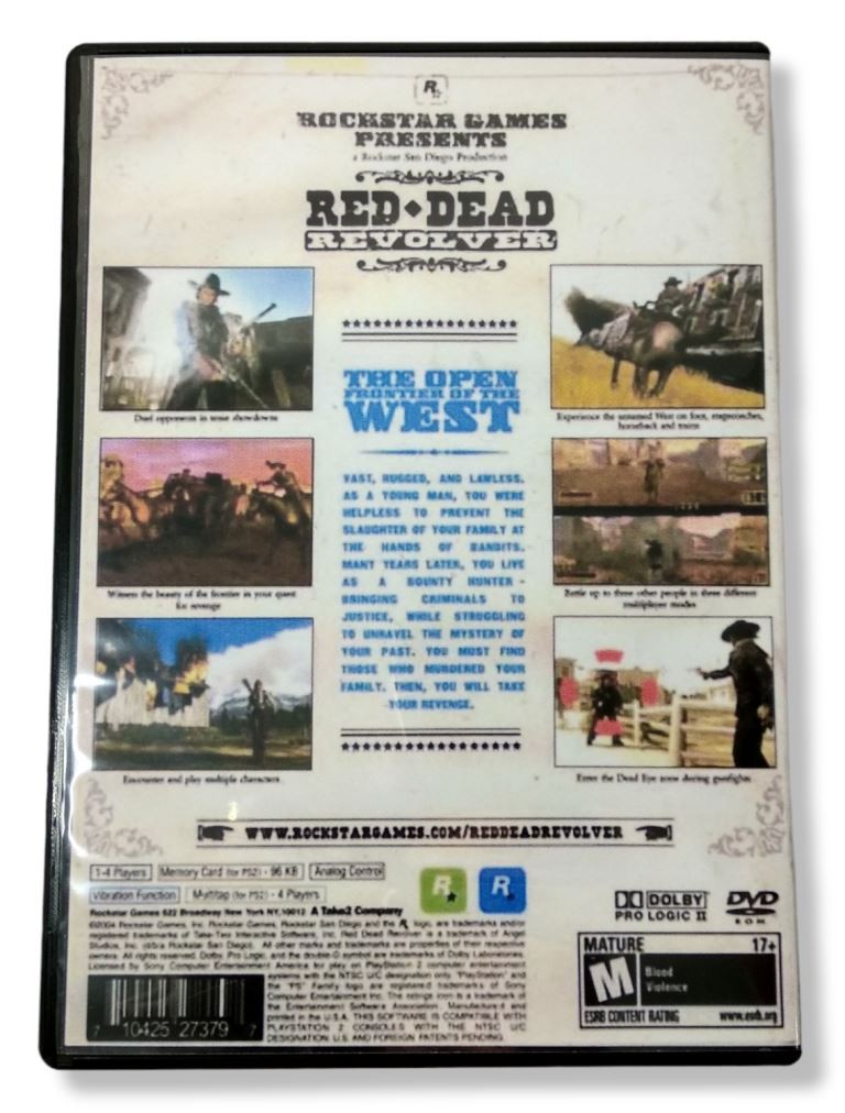 Red Dead Revolver [REPRO-PACTH] - PS2 - Sebo dos Games - Games Antigos e Usados dos Atari ao PS...